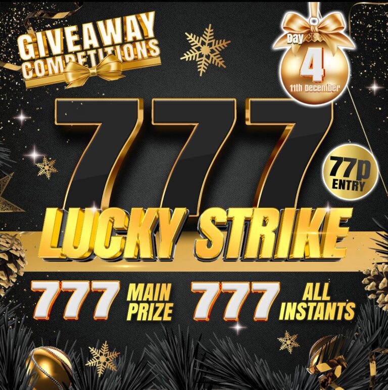 777 Lucky Strike - Giveaway Competitions