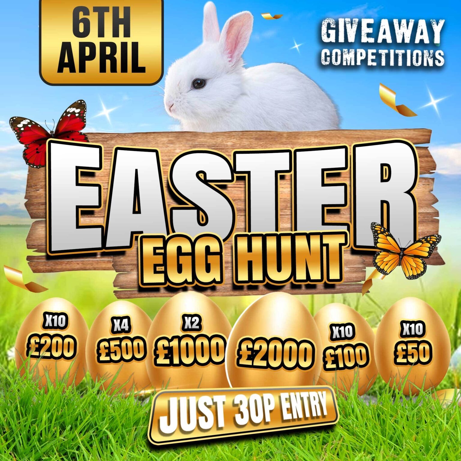 Easter Egg Hunt - Giveaway Competitions